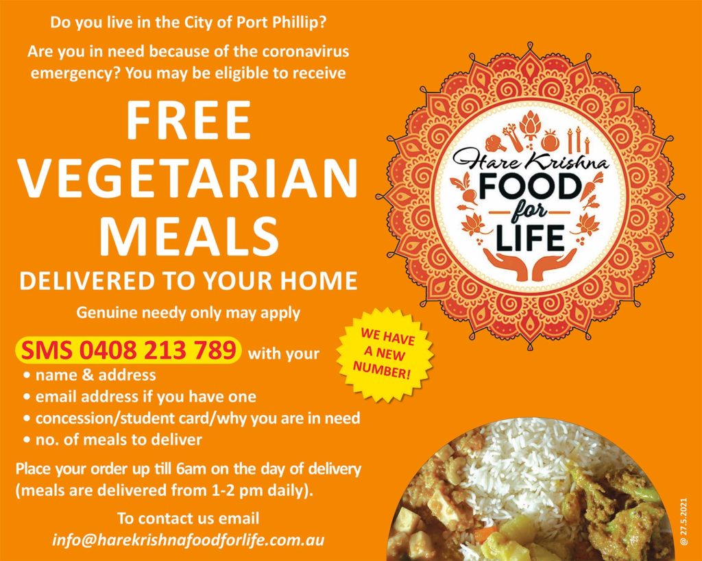 Hare Krishna Food For Life | Hare Krishna Melbourne